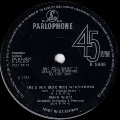 MARK WIRTZ / (HE'S OUR DEAR OLD) WEATHERMAN / POSSUM'S DANCE / 7 ...