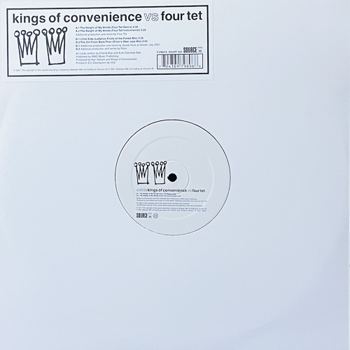 KINGS OF CONVENIENCE VS FOUR TET / THE WEIGHT OF MY WORDS / 12 ...